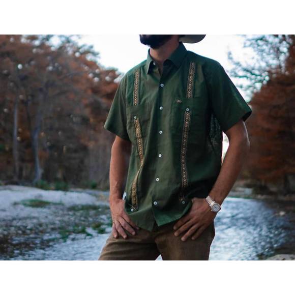 Texas Standard | Shirts | New Texas Standard Mens Tejas Guayabera Shirt ...